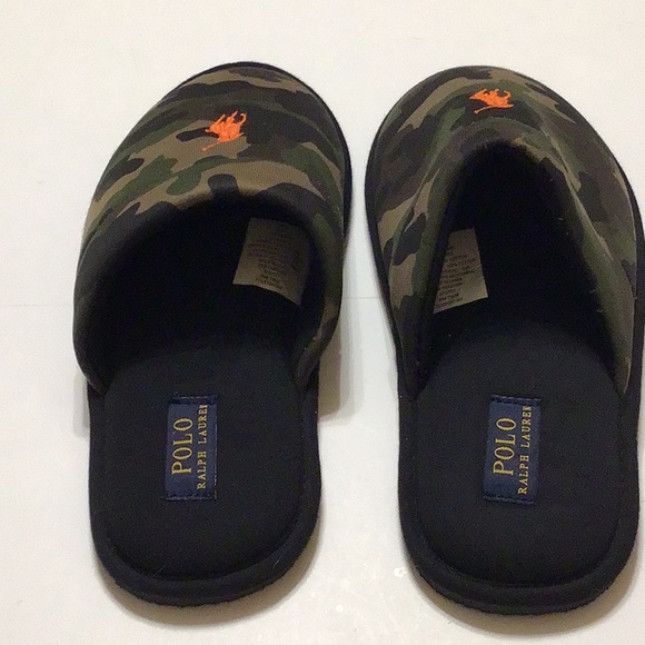 Polo Ralph Lauren | Shoes | Polo Ralph Lauren Camo Mule Slippers | Poshmark